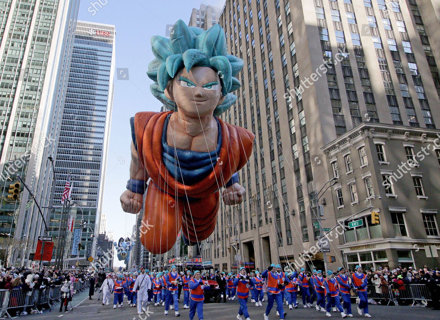 Goku Dragon Ball Z Balloon Flies Editorial Stock Photo - Stock Image ...