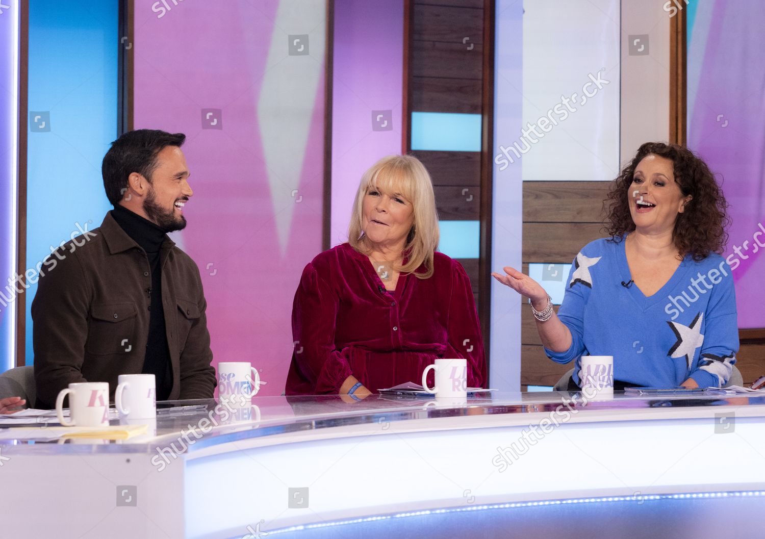Gareth Gates Linda Robson Nadia Sawalha Editorial Stock Photo - Stock ...