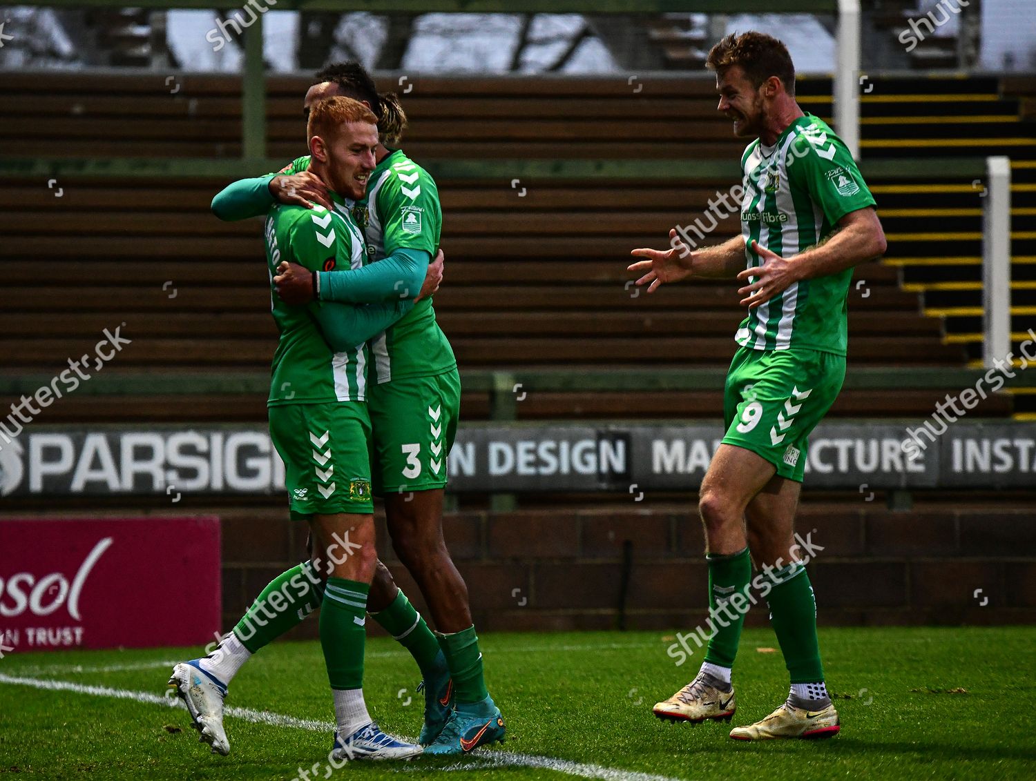 Goal Celebrations Matt Worthington Yeovil Town Editorial Stock Photo ...