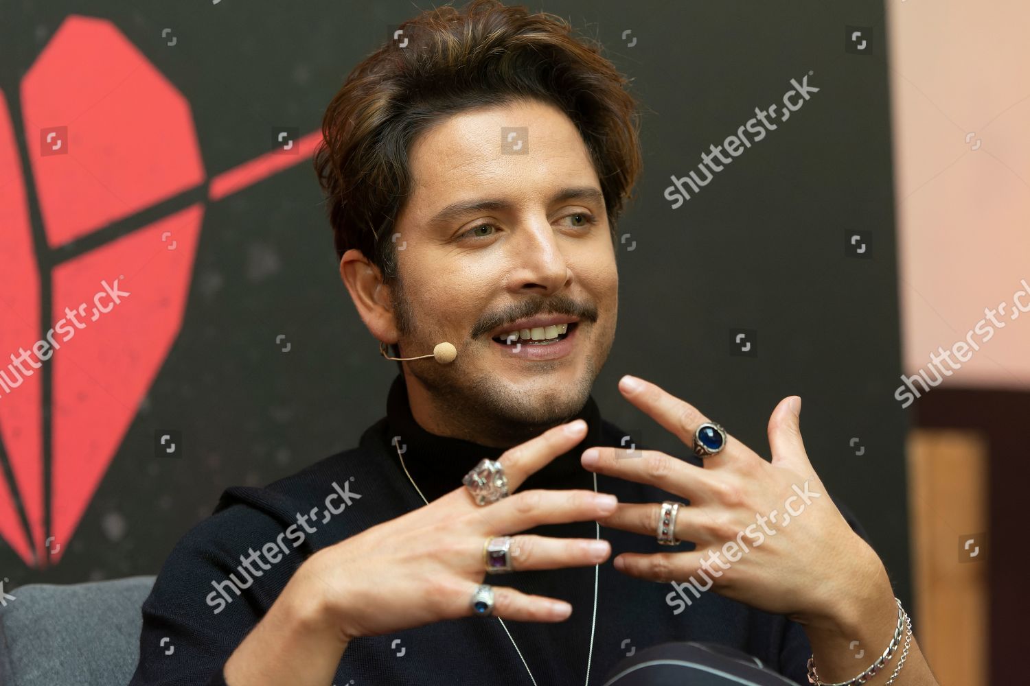 Spanish Singer Composer Manuel Carrasco Promotes Editorial Stock Photo ...