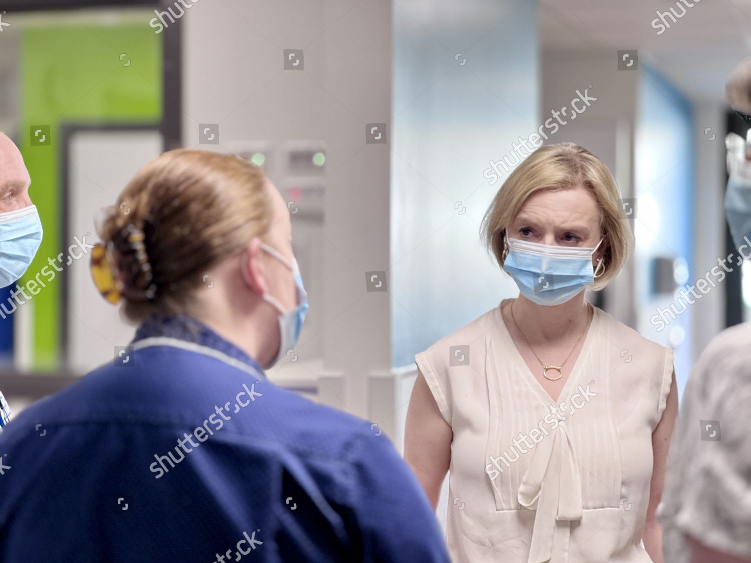 Wearing Facemask Rt Hon Liz Truss Editorial Stock Photo - Stock Image ...