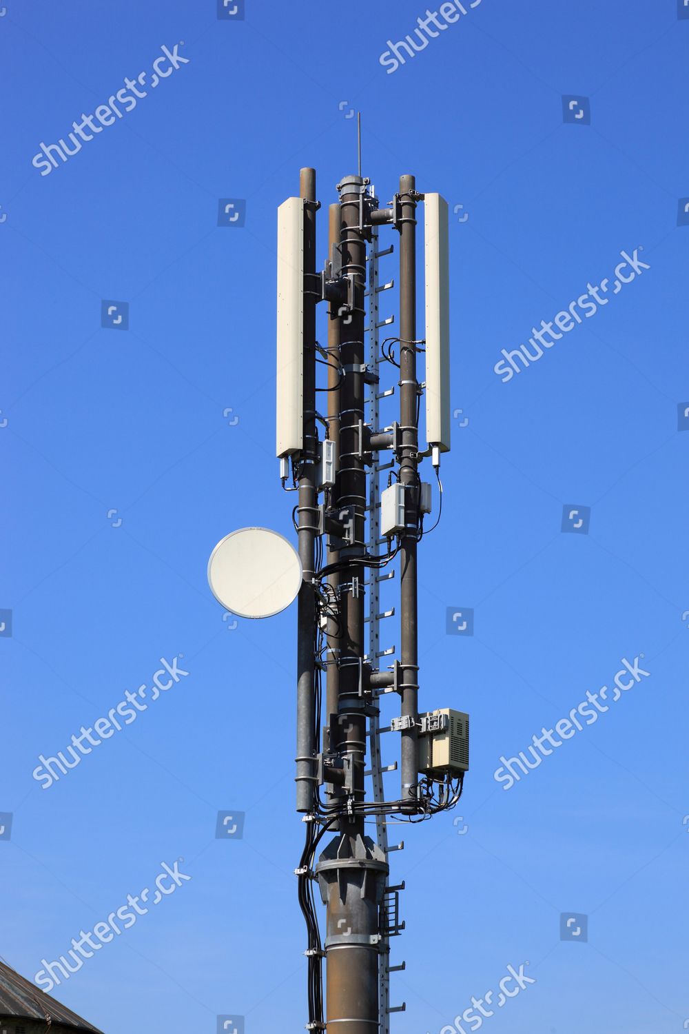 Transmission Mast Directional Radio Antenna Antennas Editorial Stock ...