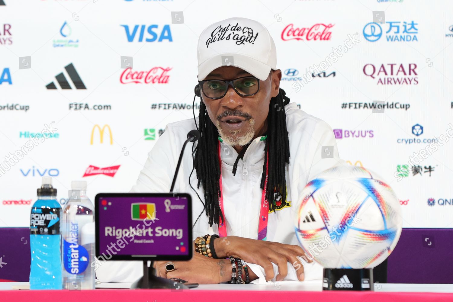 Cameroon National Team Head Rigobert Song Editorial Stock Photo - Stock ...