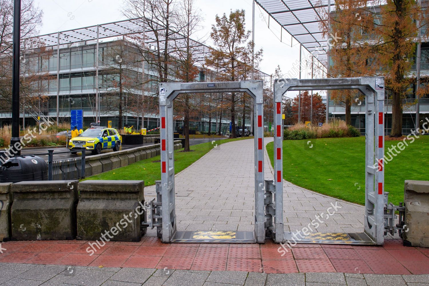 Concrete Steel Hostile Vehicle Mitigation Hmv Editorial Stock Photo ...