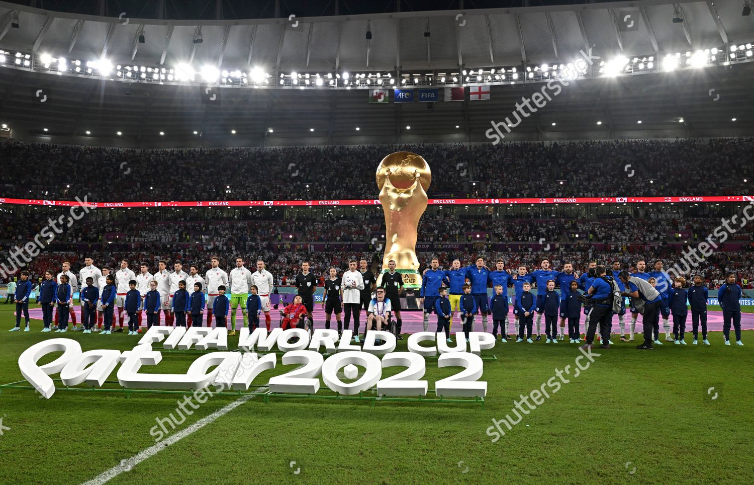Players Both Sides Line Before Group Editorial Stock Photo - Stock ...
