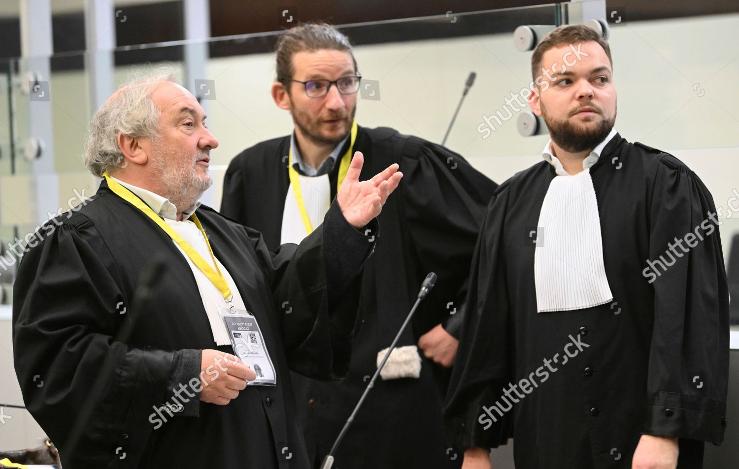Lawyer Vincent Lurquin L Representing Witness Editorial Stock Photo ...
