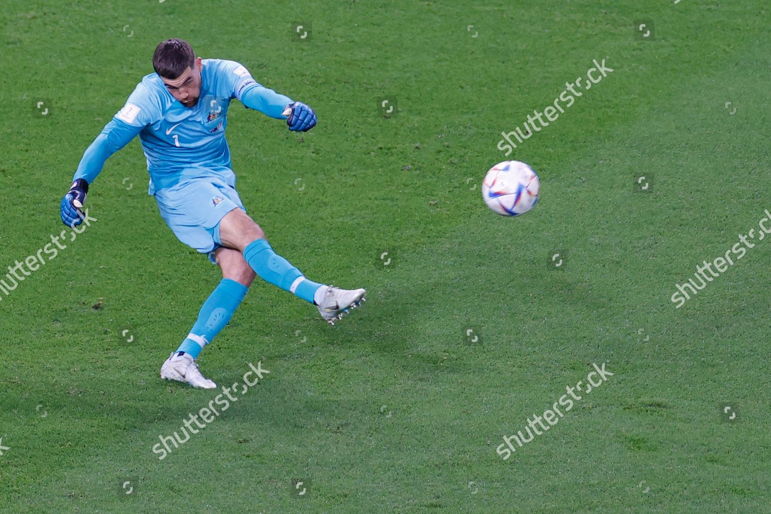 Goalkeeper Mathew Ryan Australia Action During Editorial Stock Photo ...