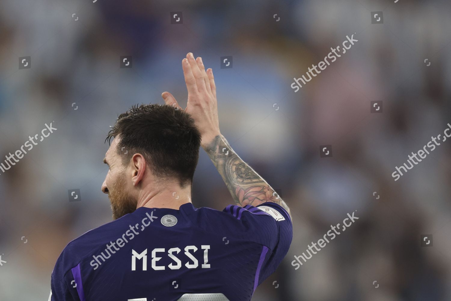 Lionel Messi Argentina Reacts After Group Editorial Stock Photo - Stock ...