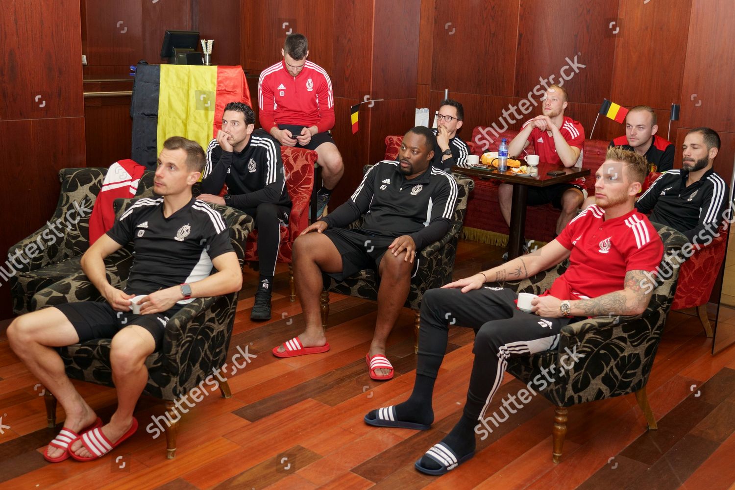Group Players Standard De Liege Watches Editorial Stock Photo - Stock ...