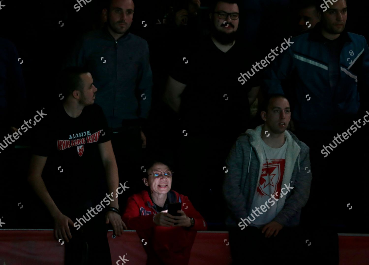 Serbian Fans Watch Fifa World Cup Editorial Stock Photo - Stock Image ...