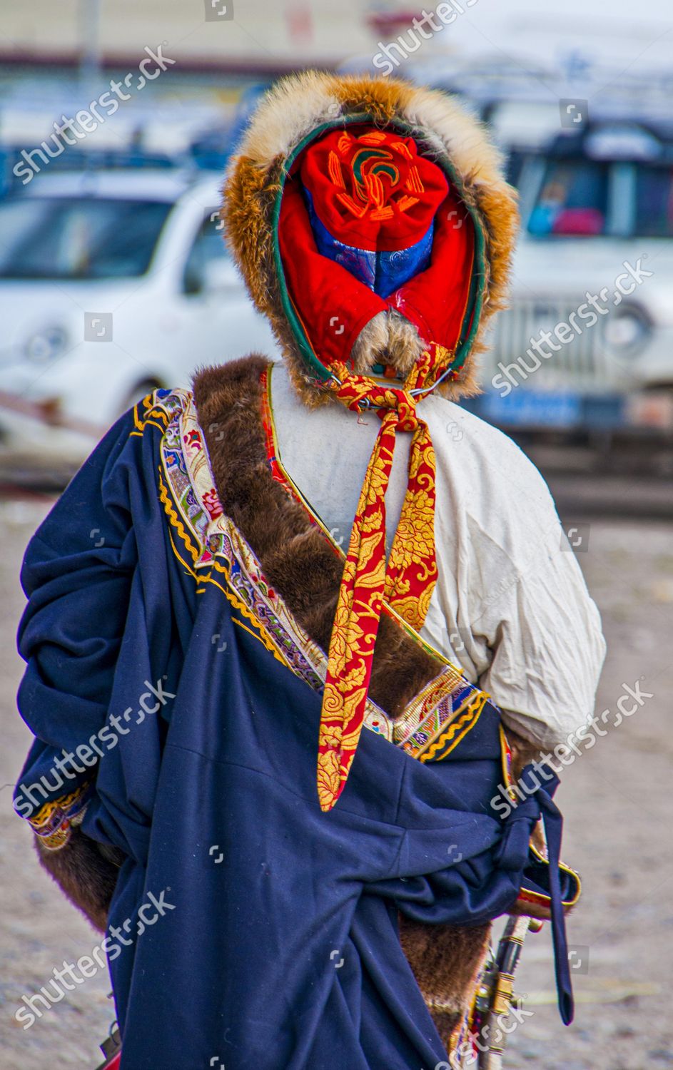 Traditional Dressed Man On Festival Tribes Editorial Stock Photo ...