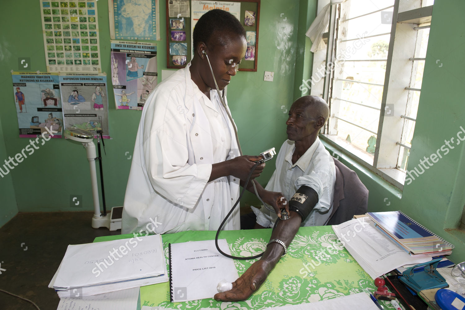 Doctor Patient Hospital Near Bukoba Tanzania Editorial Stock Photo ...