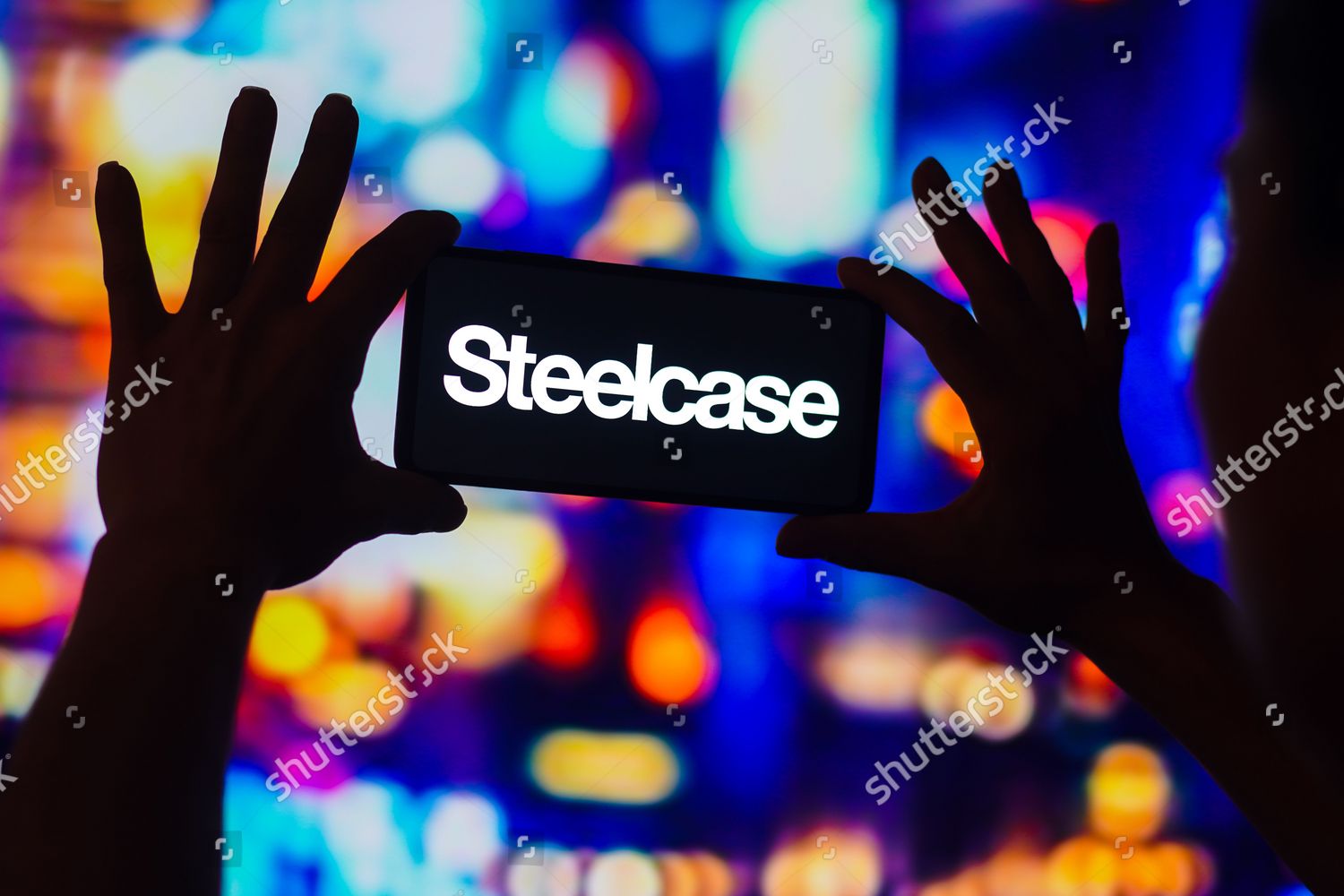 This Photo Illustration Steelcase Logo Displayed Editorial Stock Photo ...