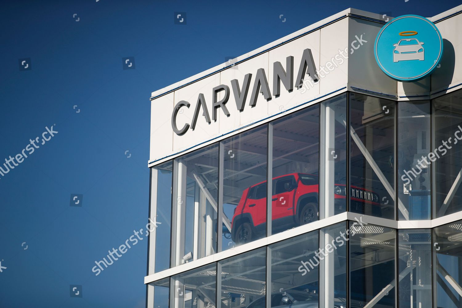 Carvana Dealership Stands Wilmington California Usa Editorial Stock ...