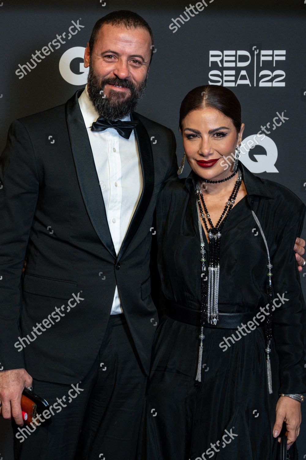 Palestinian Actor Ali Suleiman Jordanian Actress Editorial Stock Photo ...