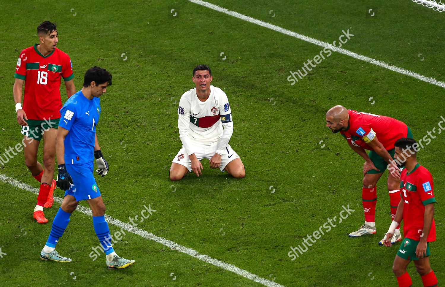 Cristiano Ronaldo Portugal Almost Crying Game Editorial Stock Photo ...
