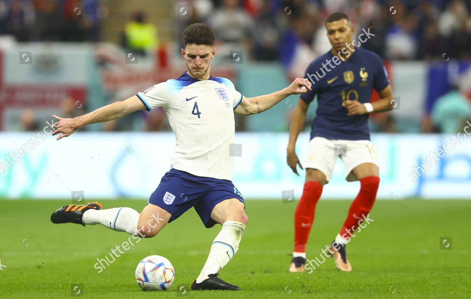 Declan Rice England Kylian Mbappe France Editorial Stock Photo - Stock ...