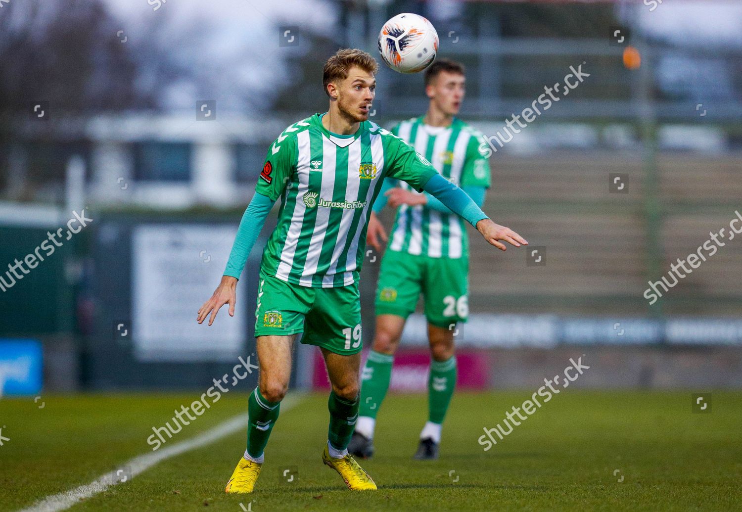 Charlie Wakefield Yeovil Town During National Editorial Stock Photo ...