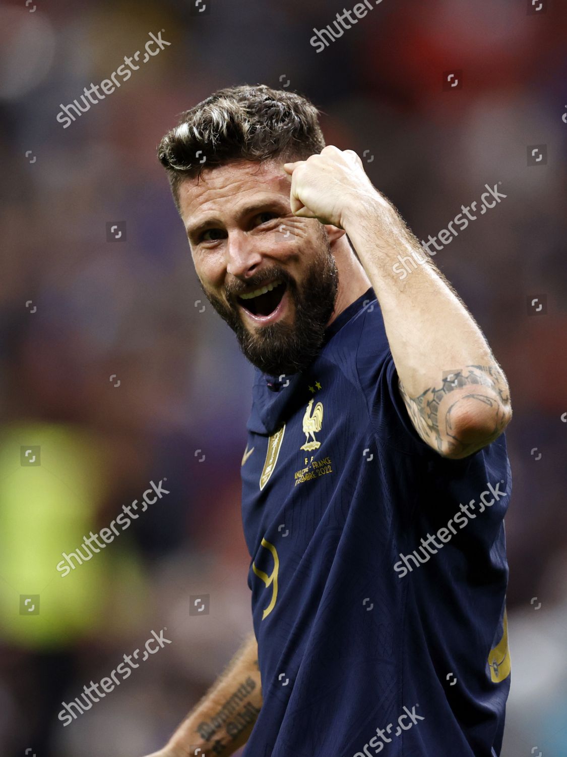 Olivier Giroud France Celebrate 12 Draw Editorial Stock Photo - Stock Image | Shutterstock