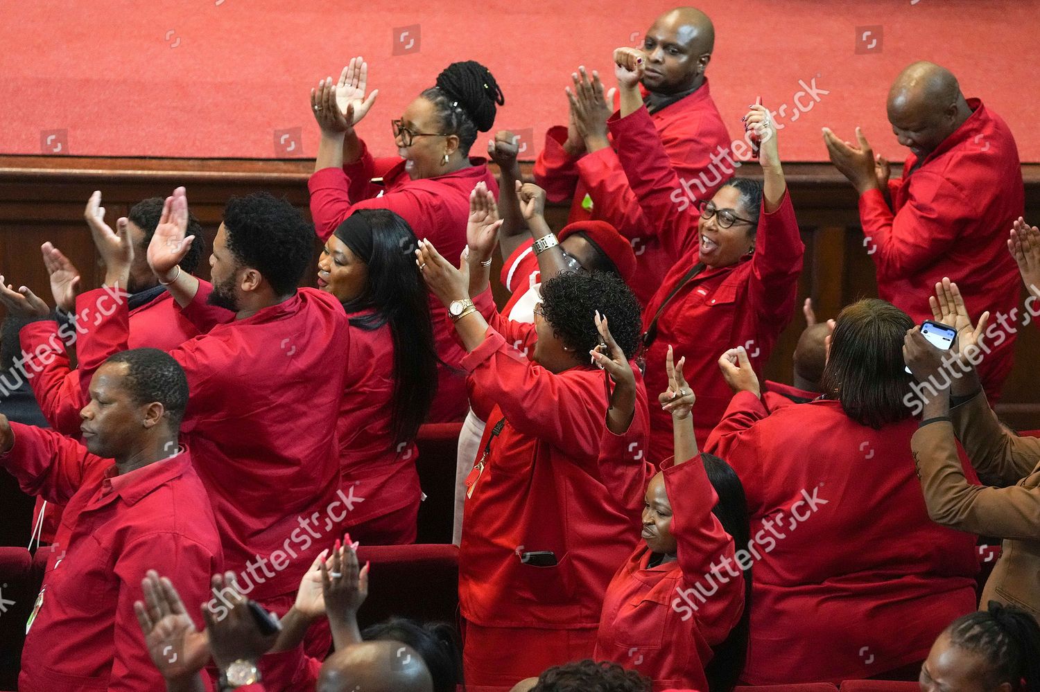 Members Opposition Party Economic Freedom Fighters Editorial Stock ...