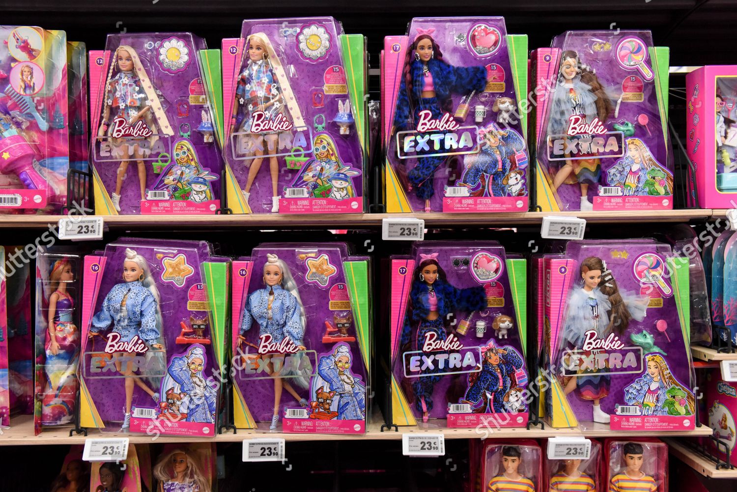 Barbie Dolls Seen Toy Section E Editorial Stock Photo - Stock Image ...