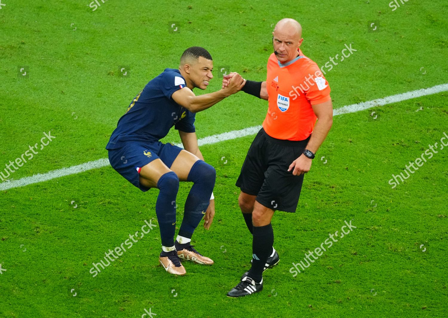 Kylian Mbappe France Helped His Feet Editorial Stock Photo - Stock ...