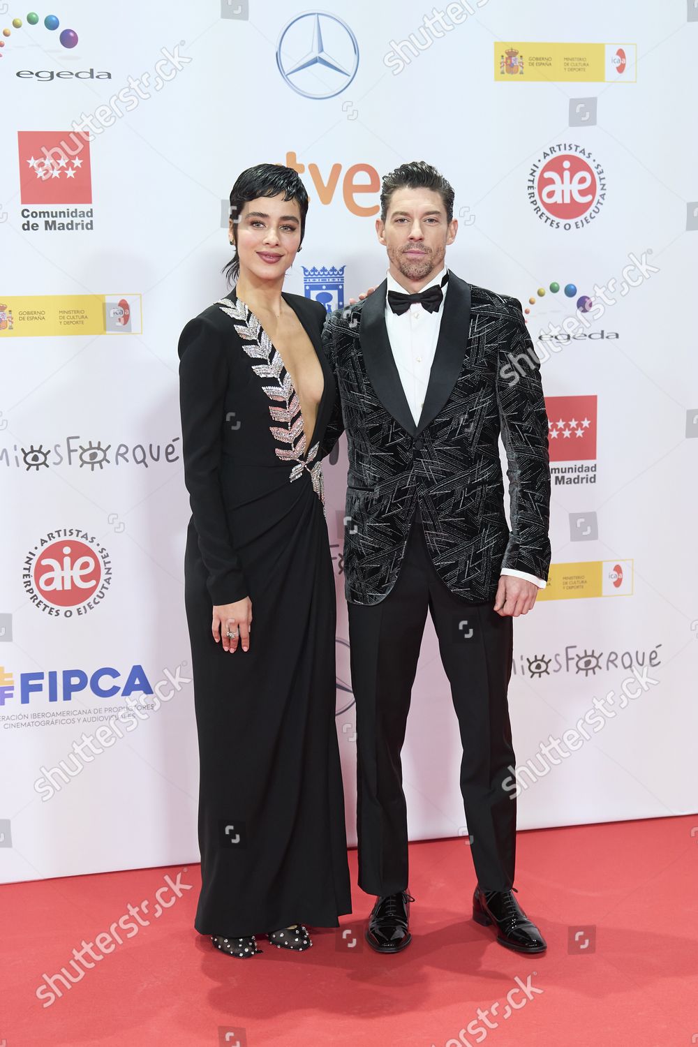 Esmeralda Pimentel Adrian Lastra Attends 28th Editorial Stock Photo ...