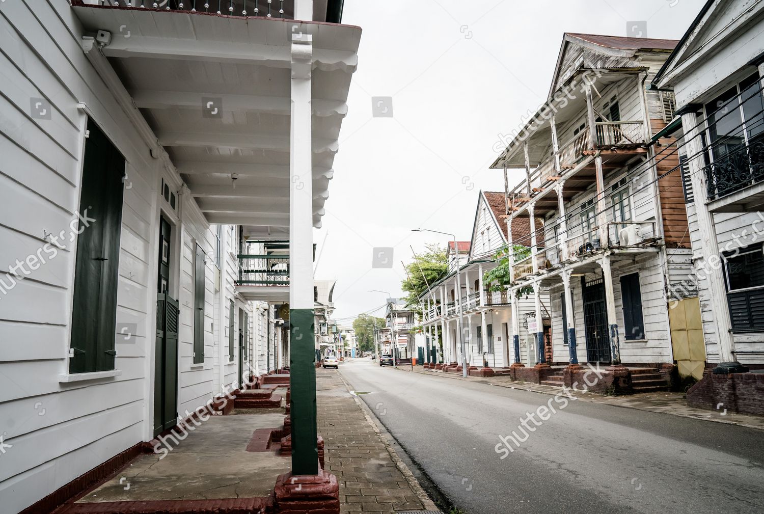 Paramaribo Street Scene Center Paramaribo Editorial Stock Photo - Stock ...