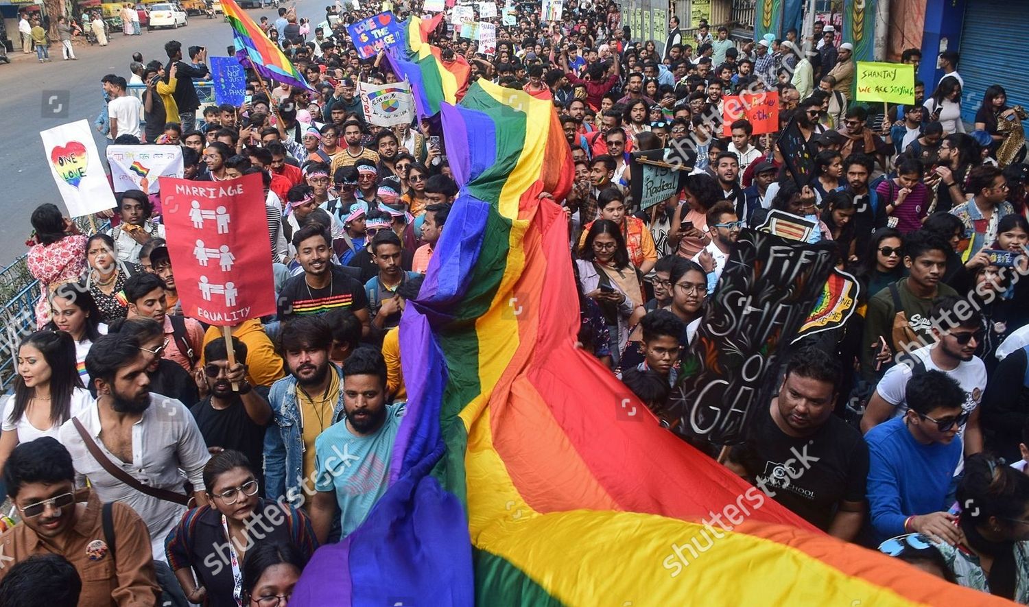 17th Kolkata Rainbow Pride Walk 2022 Editorial Stock Photo - Stock ...