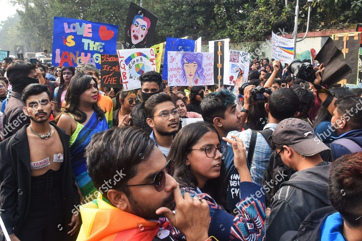 17th Kolkata Rainbow Pride Walk 2022 Editorial Stock Photo - Stock ...