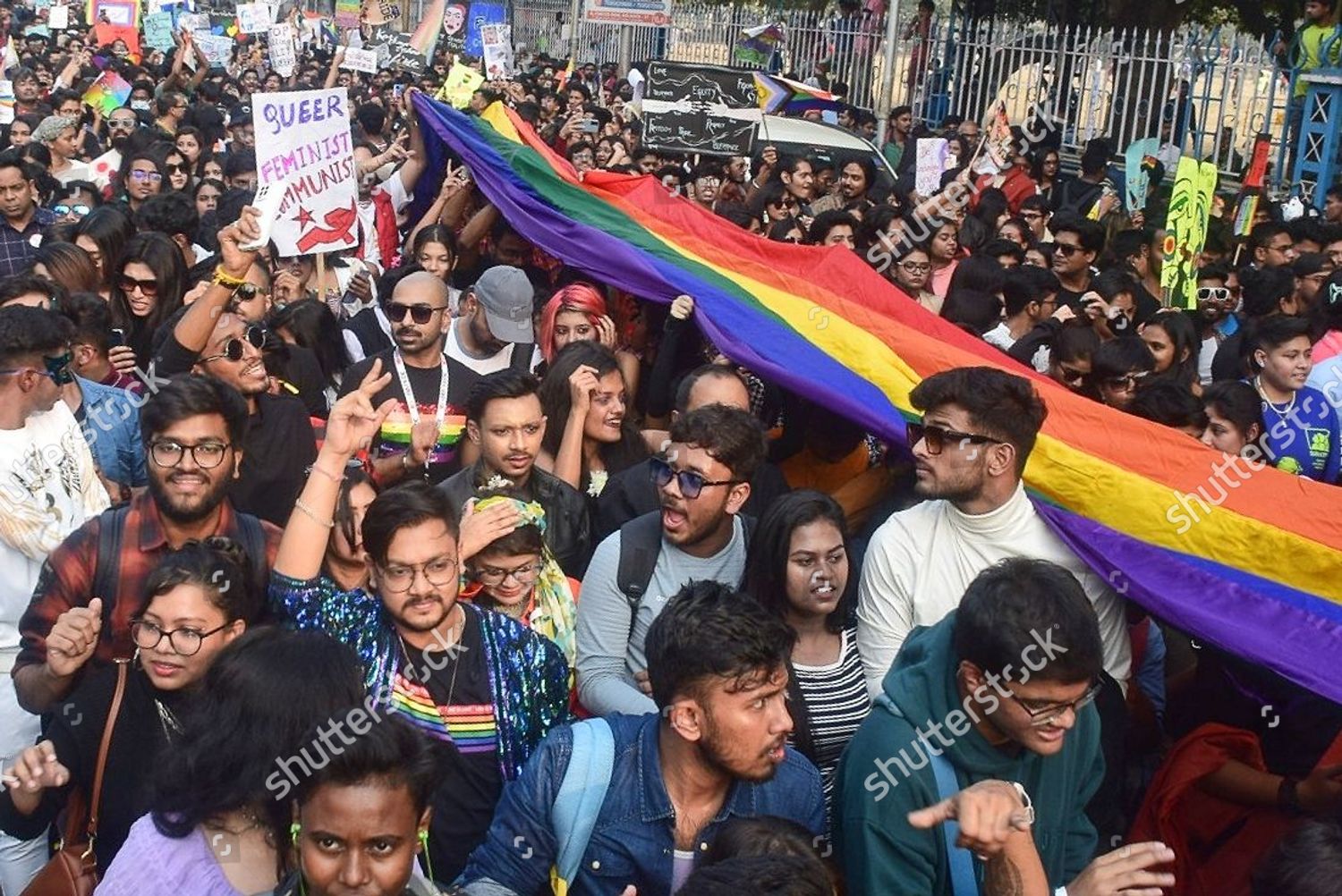 17th Kolkata Rainbow Pride Walk 2022 Editorial Stock Photo - Stock ...