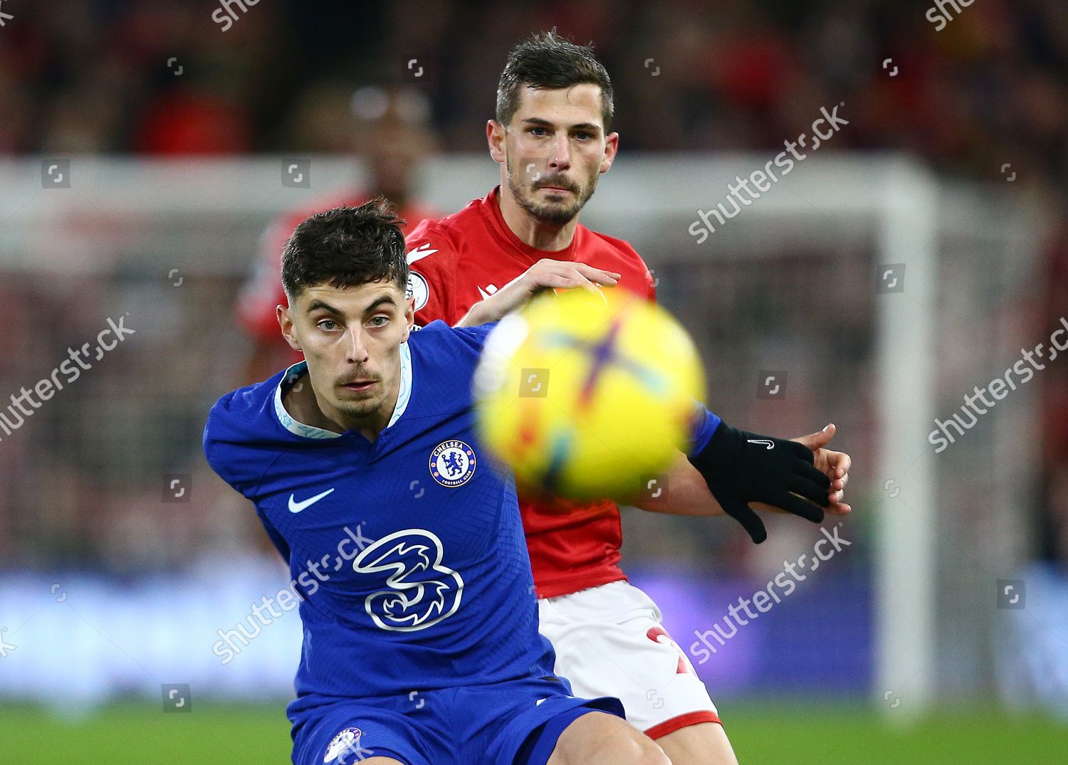 Kai Havertz Chelsea Remo Freuler Nottingham Editorial Stock Photo ...