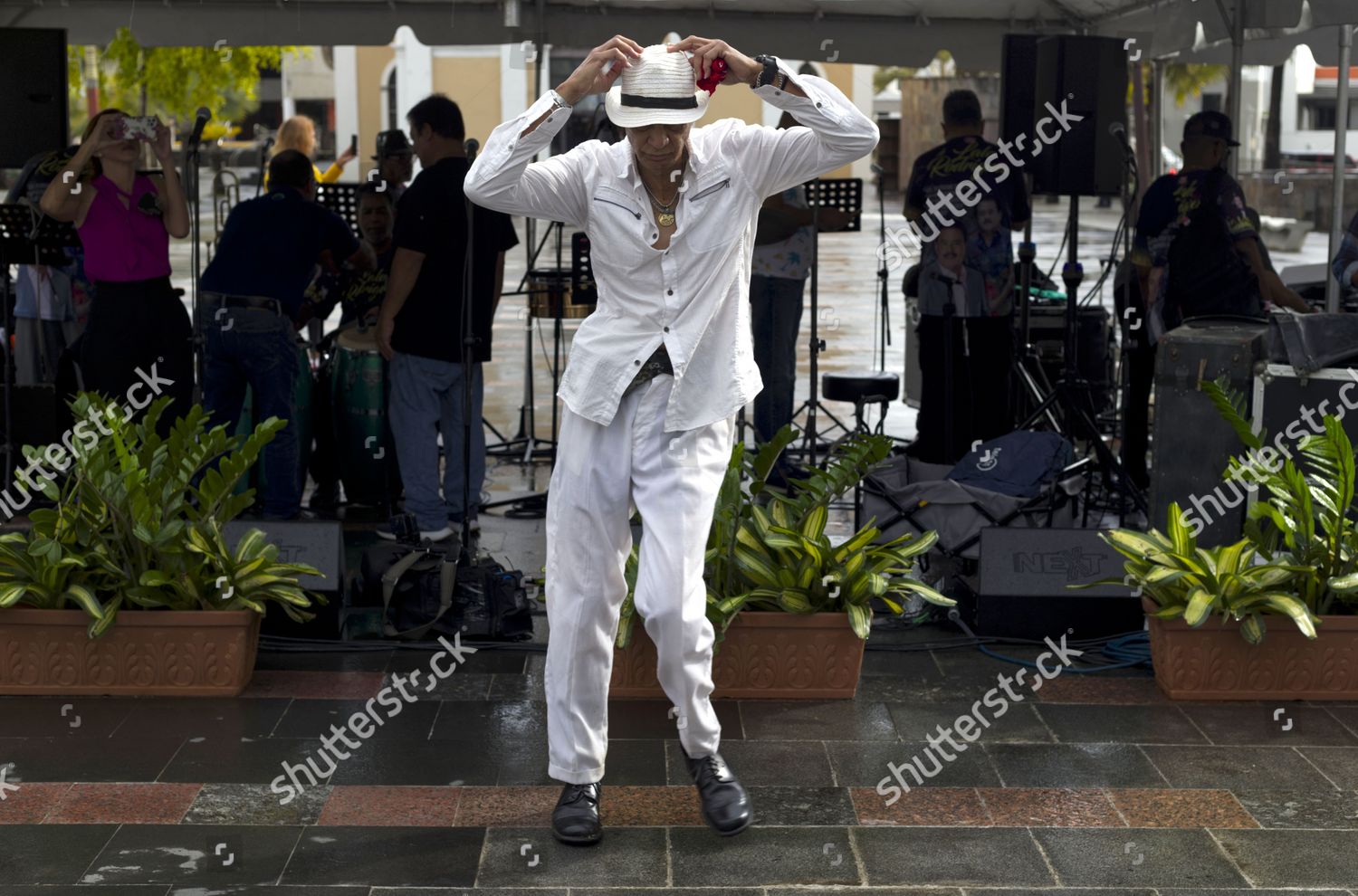 Man Dances Salsa During Funeral Puerto Editorial Stock Photo - Stock ...