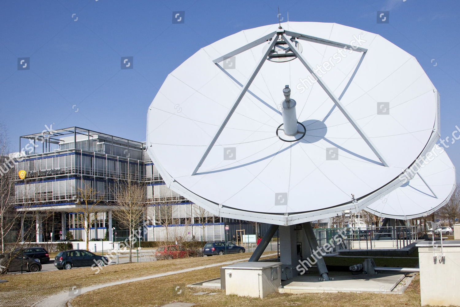 Satellite Dish Outside Headquarters Kabel Deutschland Editorial Stock ...