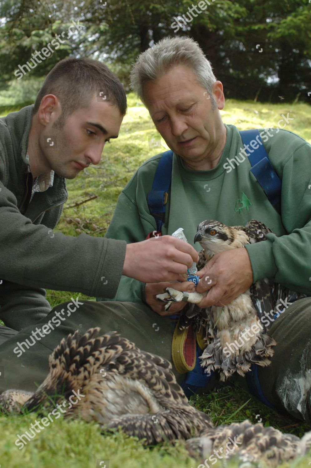 Conservations Officer Tony Lightley Student Kyle Editorial Stock Photo ...