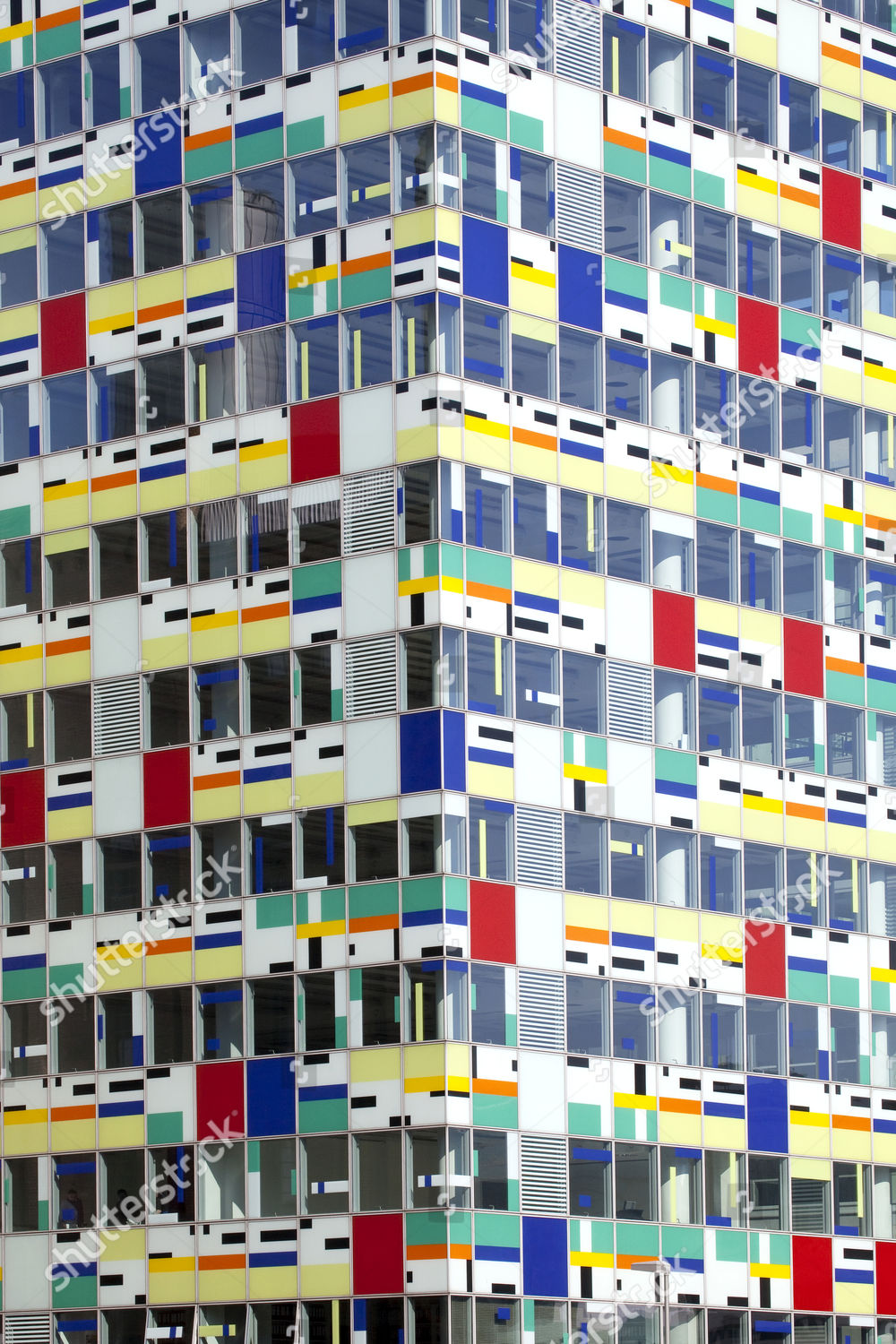 Colorful Glass Facade Modern Colorium Tower Editorial Stock Photo ...