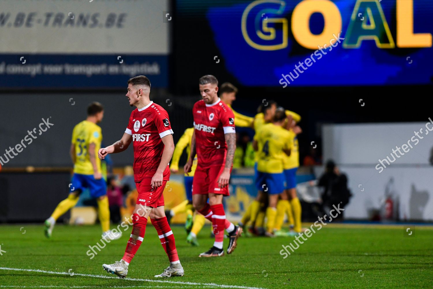 Antwerps Arbnor Muja Shows Defeat During Editorial Stock Photo - Stock ...