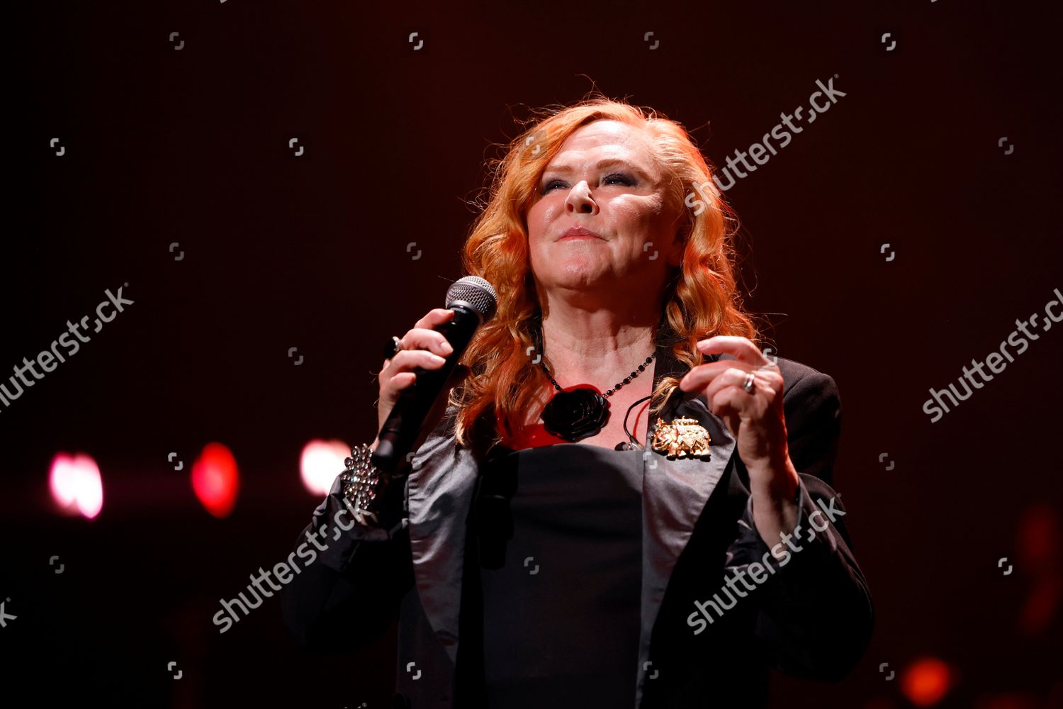 Singer Carol Decker Tpau Live Night Editorial Stock Photo - Stock Image ...