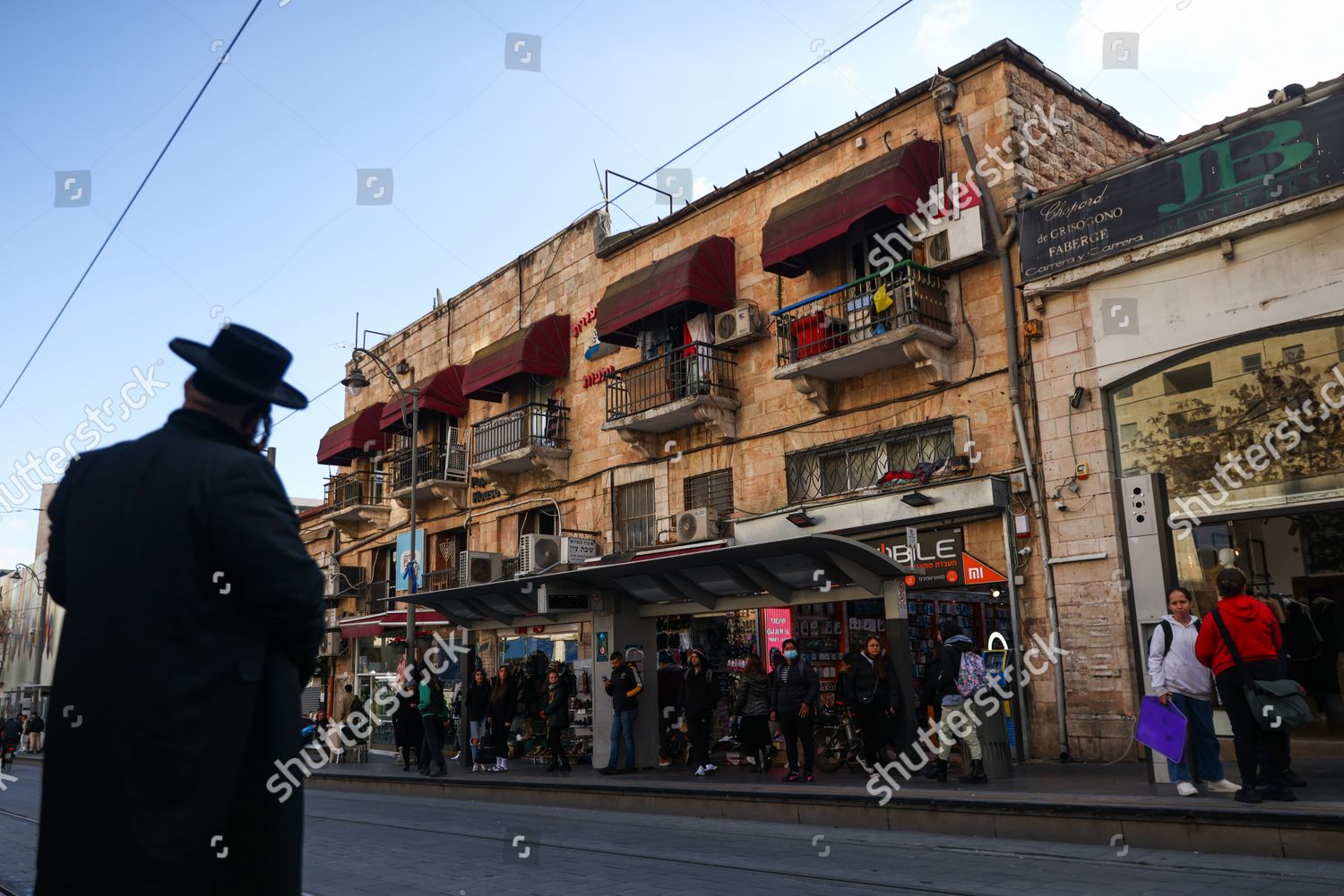 Jaffa Road Jerusalem Israel Editorial Stock Photo - Stock Image ...