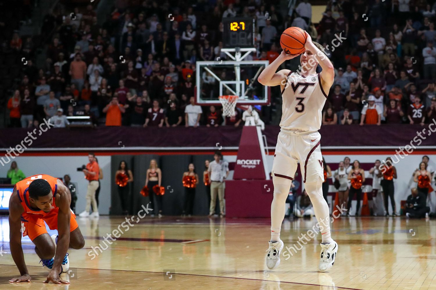 Virginia Tech Hokies Guard Sean Pedulla Editorial Stock Photo - Stock ...