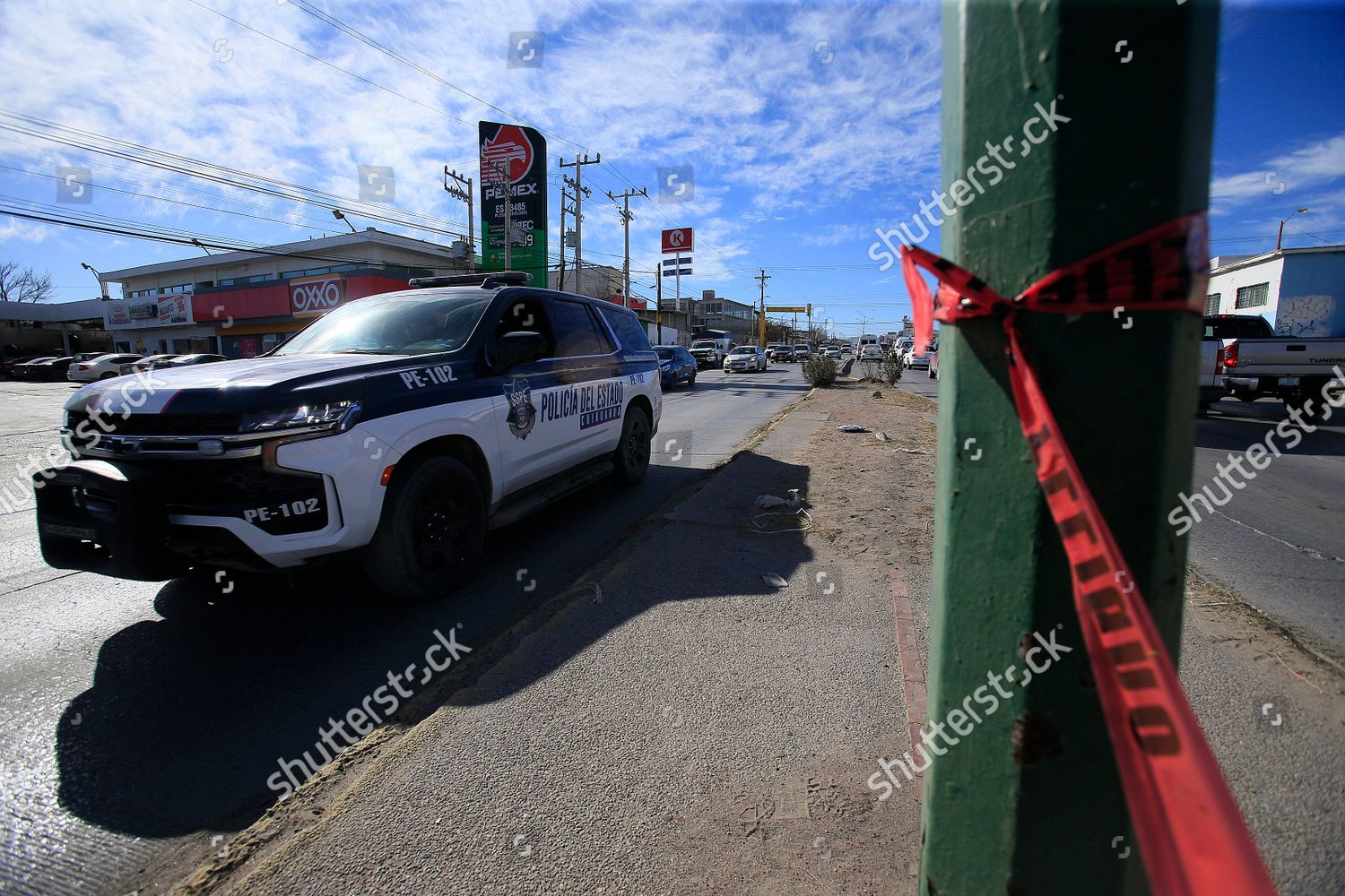 State Police Guard Area Where There Editorial Stock Photo - Stock Image ...