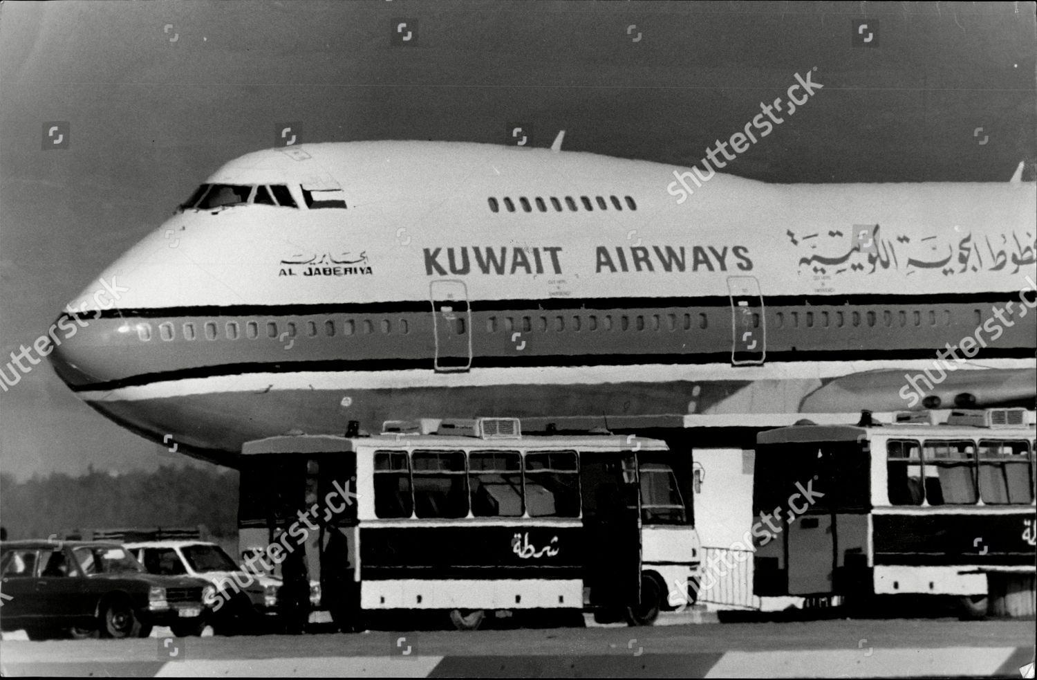 Aviation Hijacking Kuwait Airways Boeing 747 Editorial Stock Photo ...