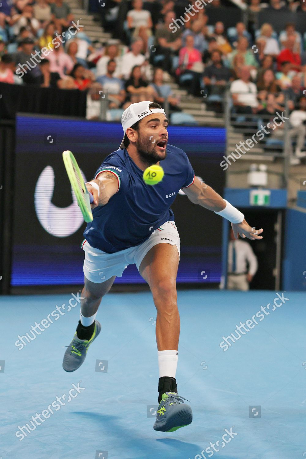 Matteo Berrettini Italy Action Against Taylor Editorial Stock Photo - Stock Image | Shutterstock