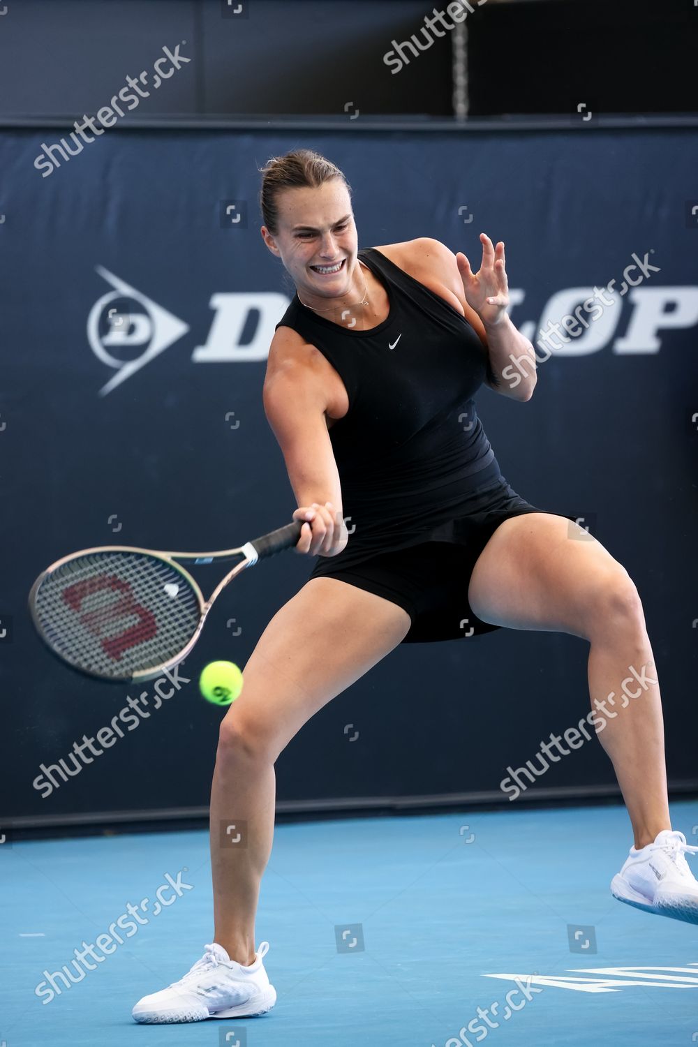 Aryna Sabalenka Belarus Hits Forehand During Editorial Stock Photo - Stock Image | Shutterstock