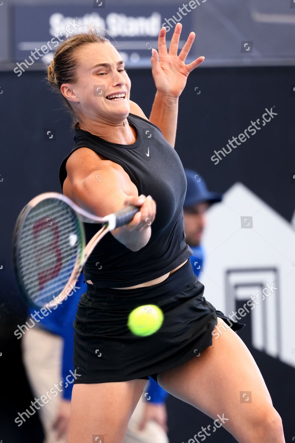 Aryna Sabalenka Belarus Hits Forehand During Editorial Stock Photo - Stock Image | Shutterstock