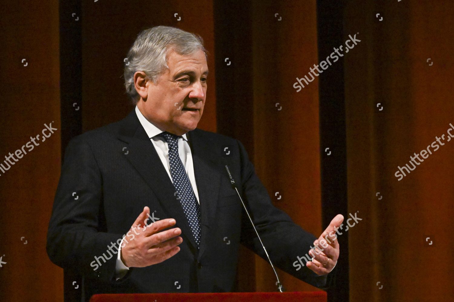 Italian Foreign Affair Minister Antonio Tafani Editorial Stock Photo ...