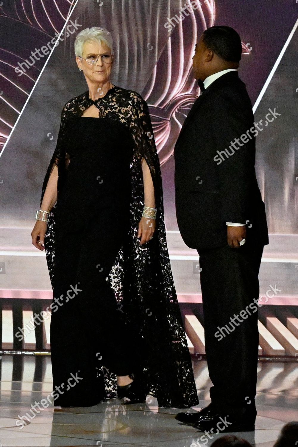 Jamie Lee Curtis Tracy Morgan Onstage Editorial Stock Photo - Stock ...