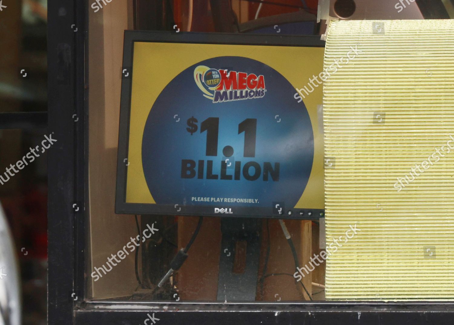 Sign Mega Millions Jackpot Shows Jackpot Editorial Stock Photo - Stock ...