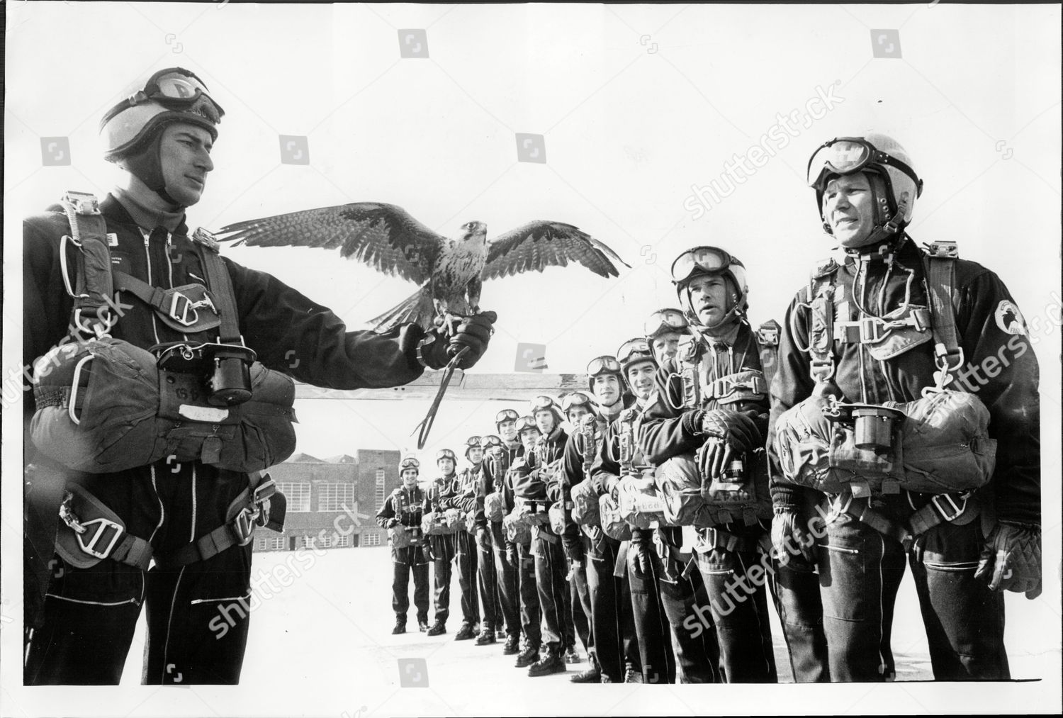 Raf Parachute Display Team Falcons Training Editorial Stock Photo ...