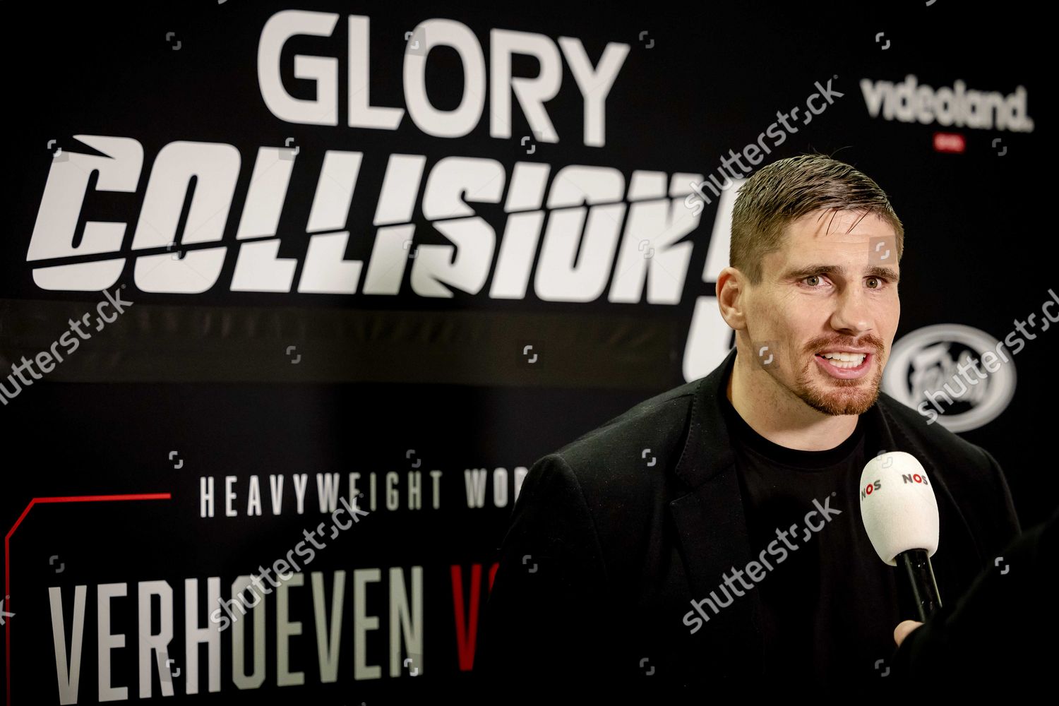 Dutch Fighter Rico Verhoeven Attends Press Editorial Stock Photo ...